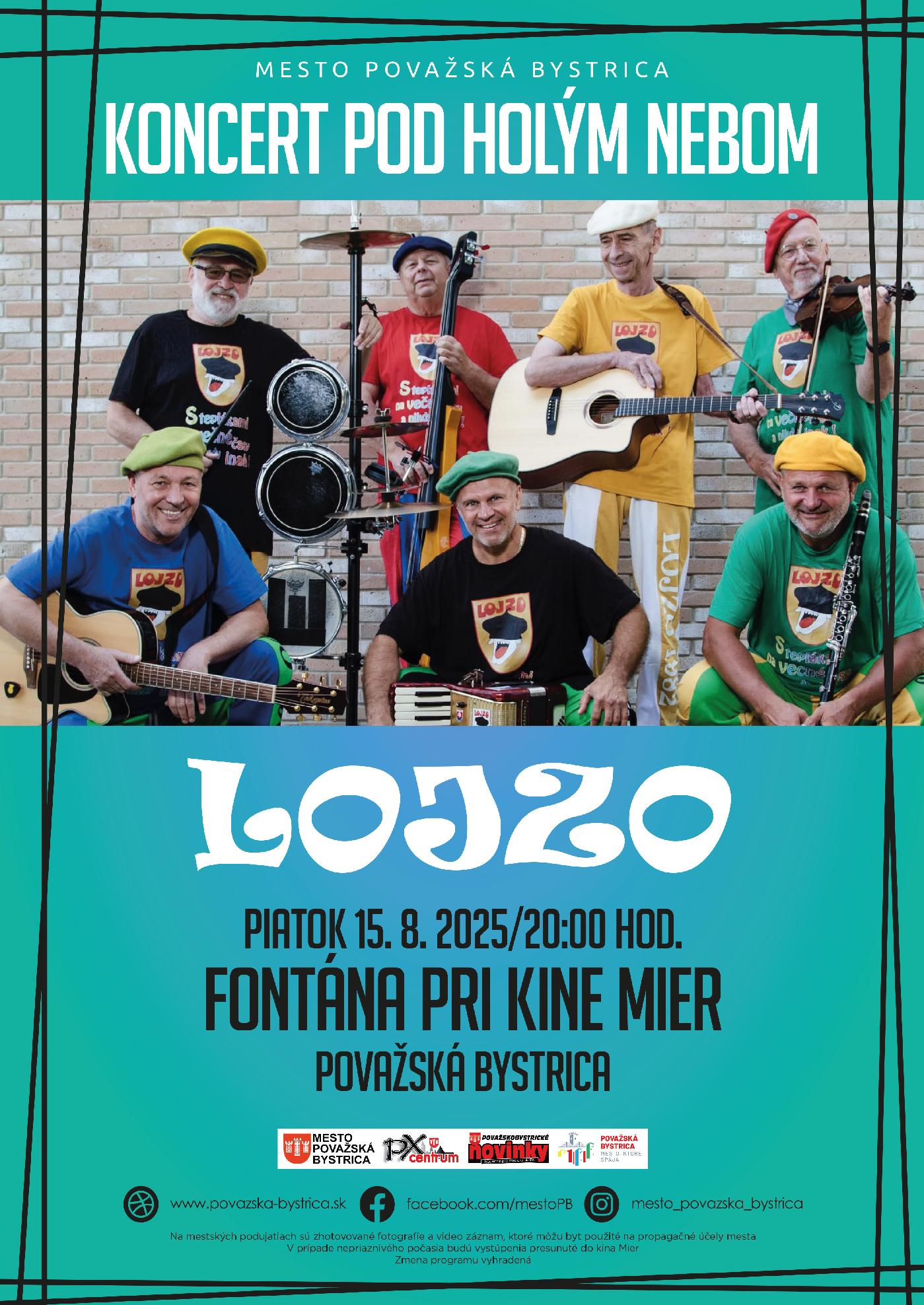 Koncert pod holým nebom - LOJZO